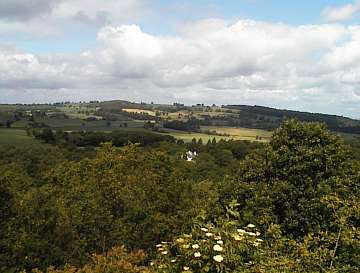 View from Kinver Edge towards Enville